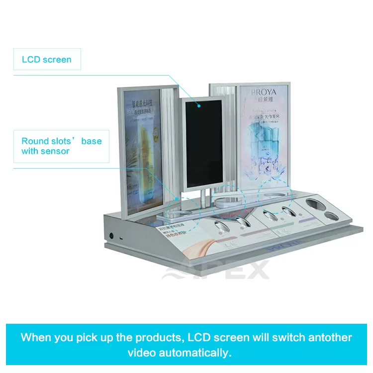 Exclusive Smart Skincare Display: LCD Elegance for Your Shop - APEX