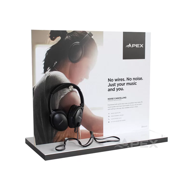 Sophisticated Brand Store Counter Headphone Display - APEX