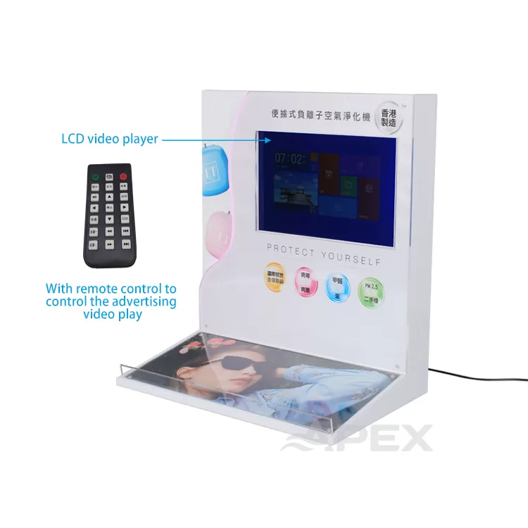 Lcd Screen Acrylic Counter Top Display For Air Purifier - APEX