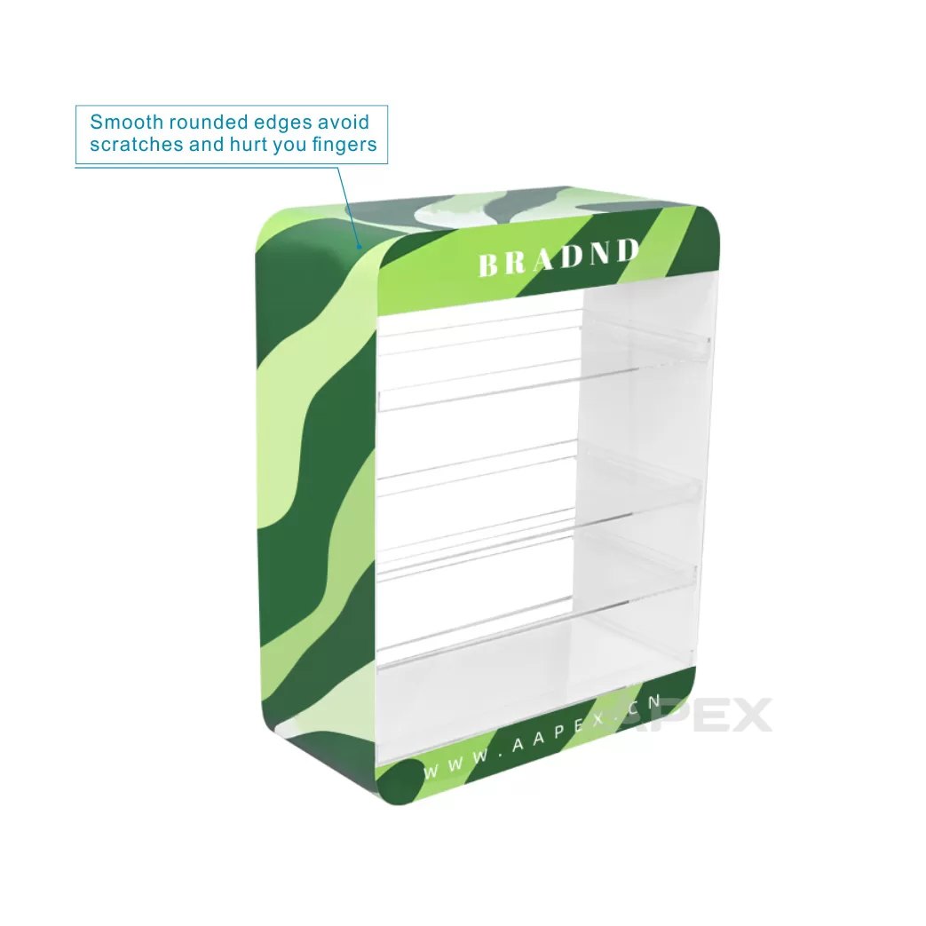 Smoke Shop Table 4 Drawer Acrylic Display For Vapes - APEX