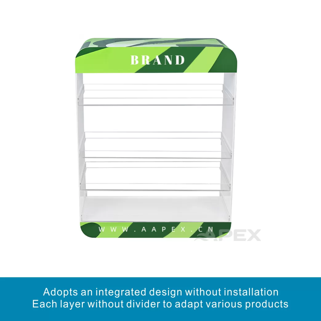 Smoke Shop Table 4 Drawer Acrylic Display For Vapes - APEX