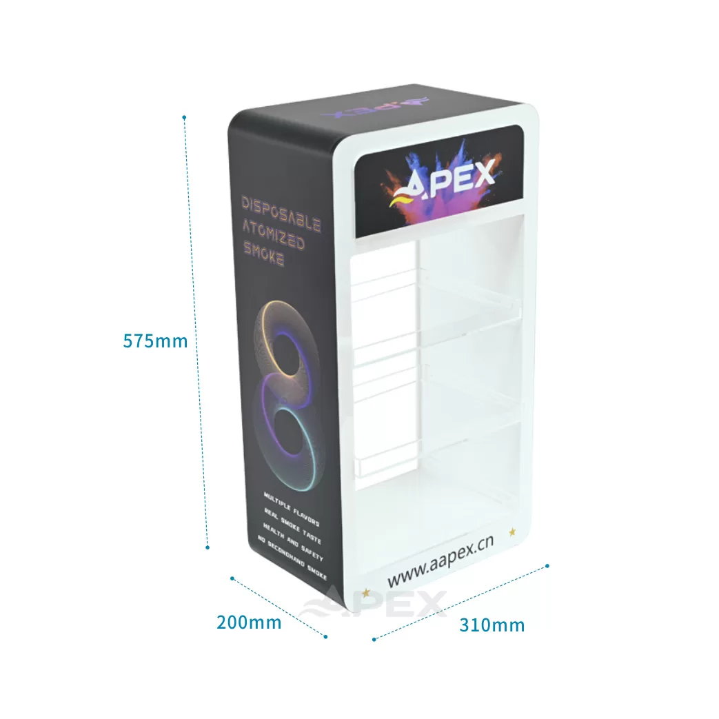 Retail Store 3 Layers Electronic Cigarette Display Stand - APEX
