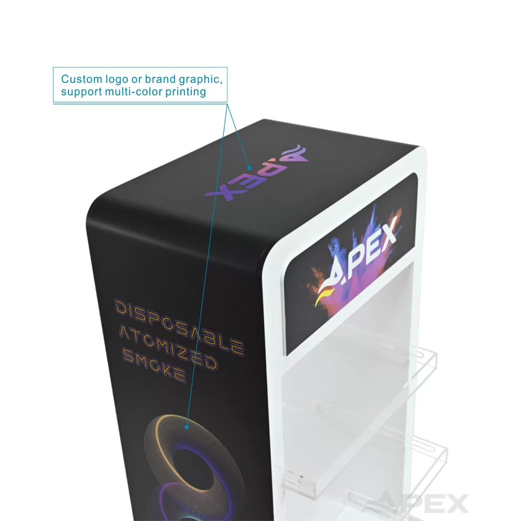 Retail Store 3 Layers Electronic Cigarette Display Stand - APEX