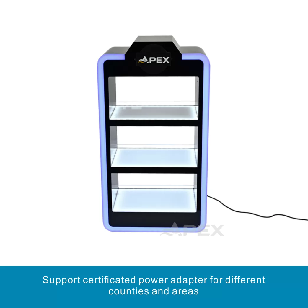 Colorful Rgb Led Light Acrylic Displays For Electronic Cigarettes - APEX