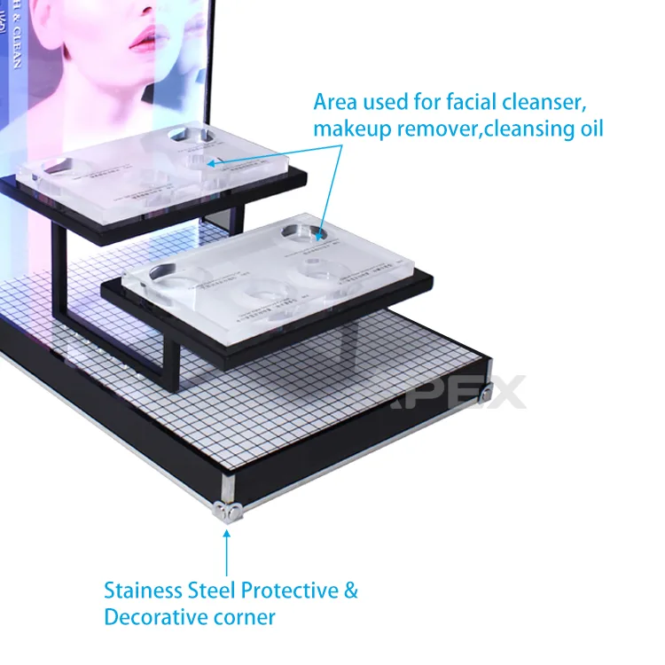 Bespoke Acrylic Skincare Display for Countertops – Elevate Your Brand ...