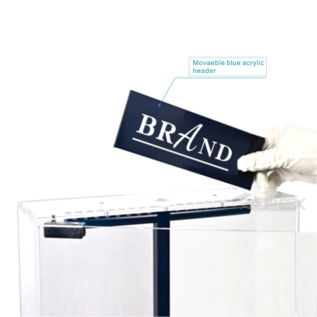 Acrylic Rotating Locking Jewelry Display Stand - APEX