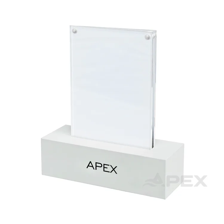 Custom Advertising Acrylic Led Sign Holder - APEX