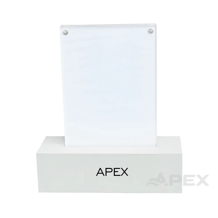 Custom Advertising Acrylic Led Sign Holder - APEX