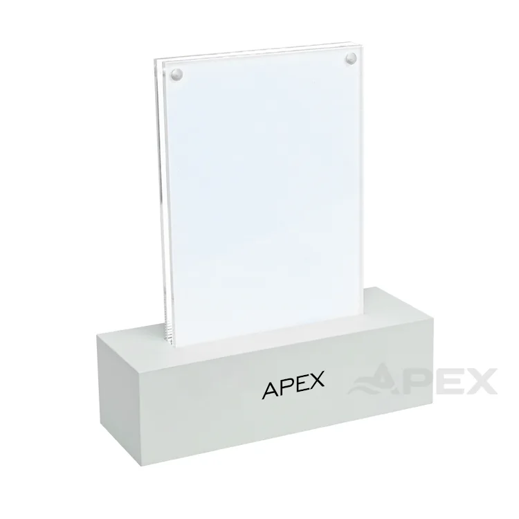 Custom Advertising Acrylic Led Sign Holder - APEX