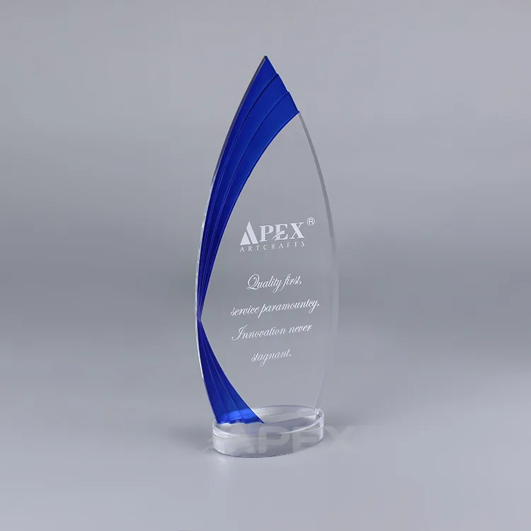Factory Custom Clear Acrylic Trophy Trophies Office Awards - APEX