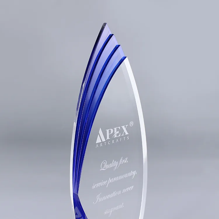 Factory Custom Clear Acrylic Trophy Trophies Office Awards - APEX