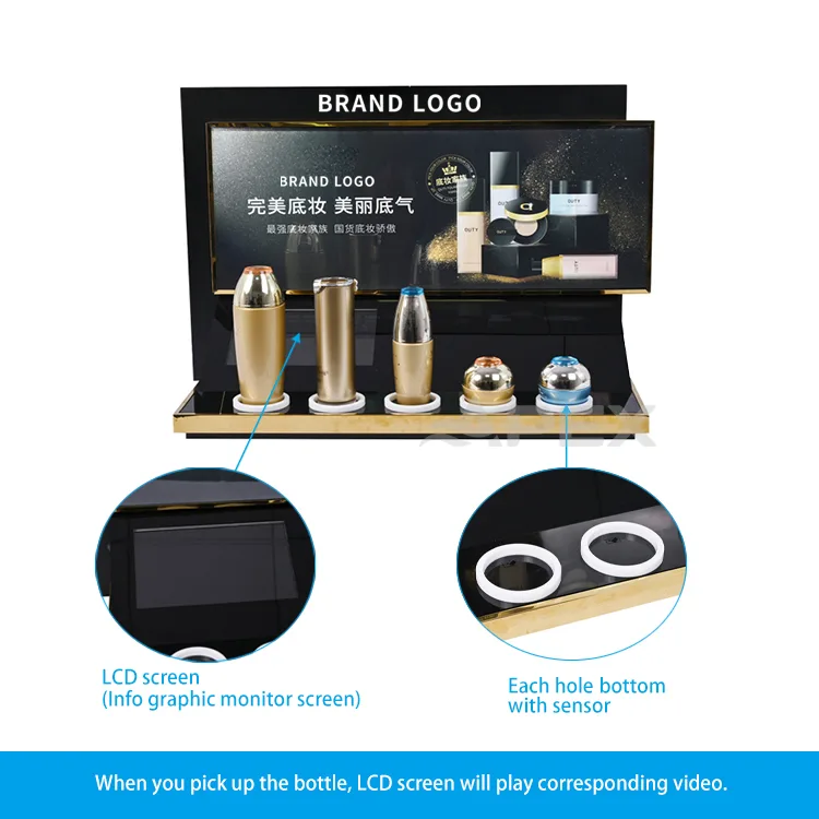 Lcd Screen Intelligent Acrylic Counter Display Racks - APEX