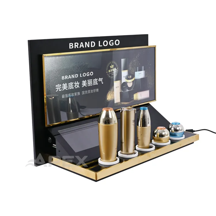 Lcd Screen Intelligent Acrylic Counter Display Racks - APEX