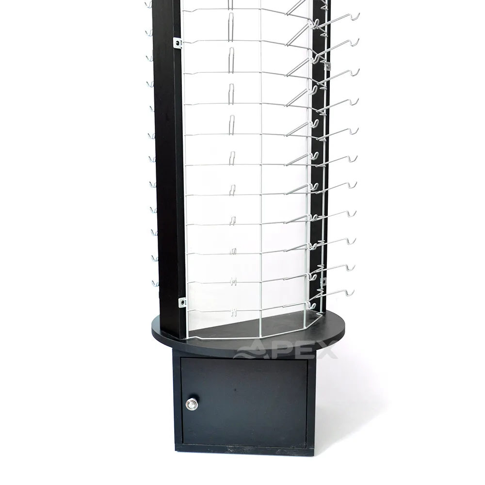 Customize Eyeglasses Display Shelf Metal Floor Eyewear Display - APEX