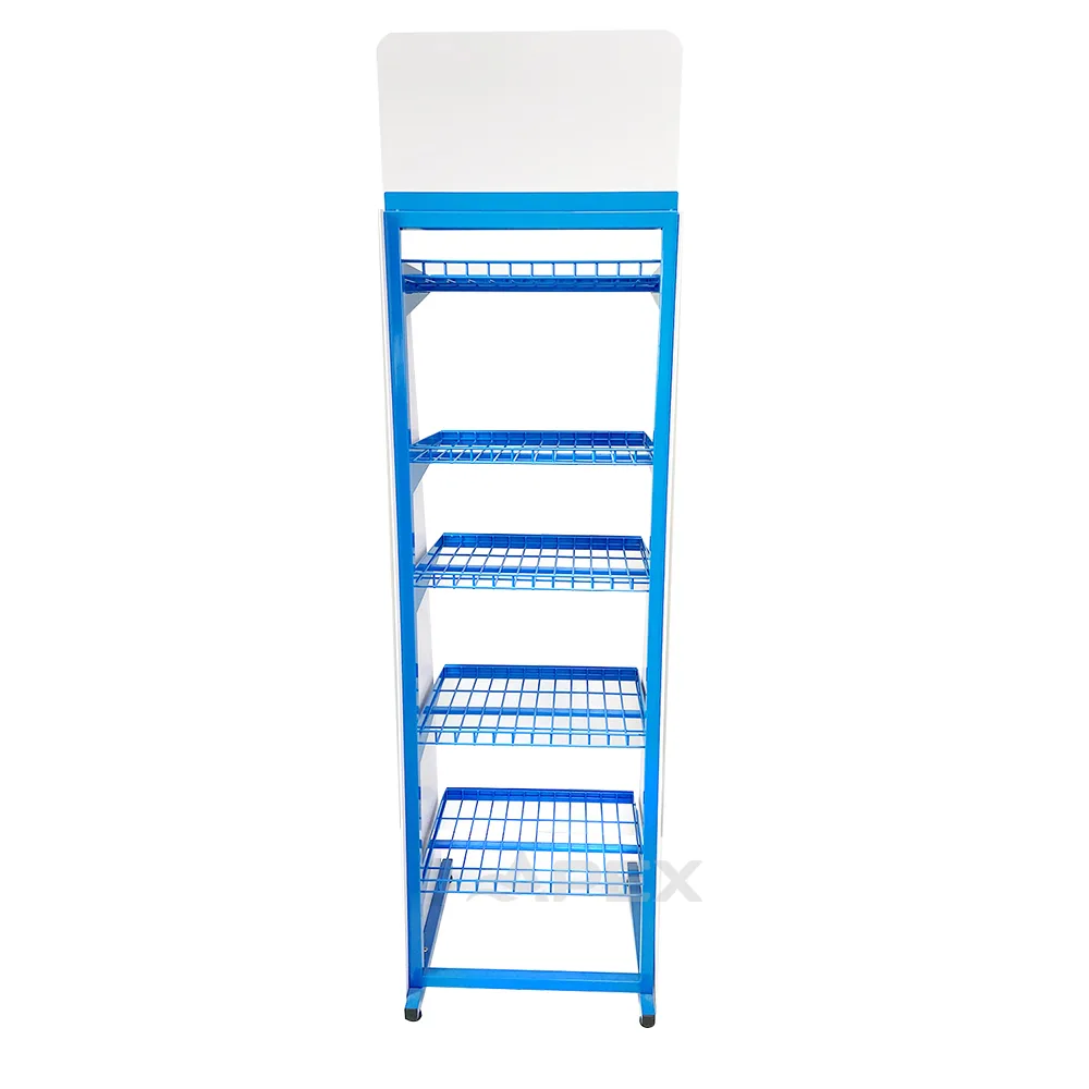 Customized 4 Tier Car Parts Engine Oil Metal display stand - APEX