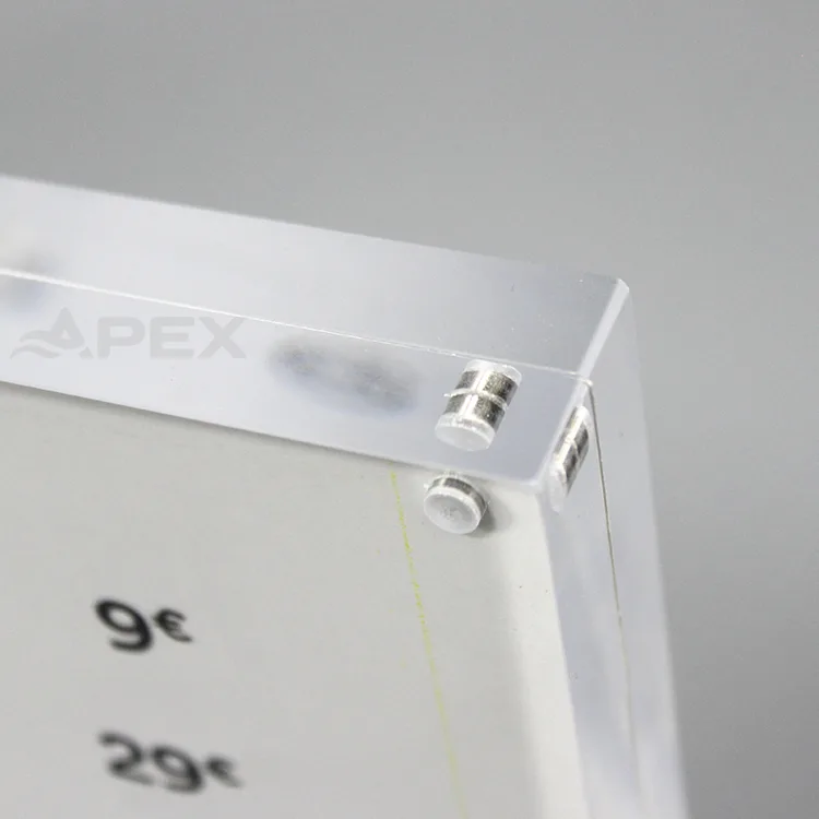 Custom Clear Acrylic Sign Holder Table Menu Display - APEX