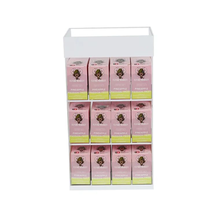 Custom Acrylic Smoke Shop Display Stand Countertop Clear Display Racks ...