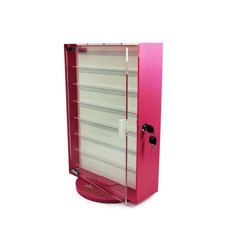 Custom Brand Acrylic Rotating Jewelry Display Rack Earring Display ...