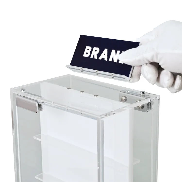 360 Degree Rotating Jewelry Display Stand Acrylic Turntable Display ...