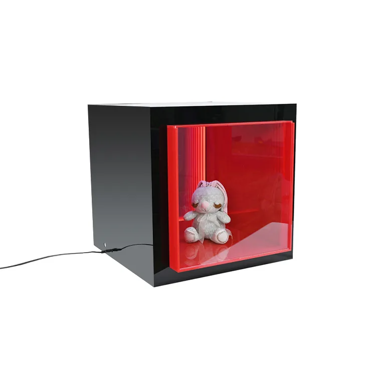 Abyss Effect Infinite Mirror RGB Acrylic Product Display Stand