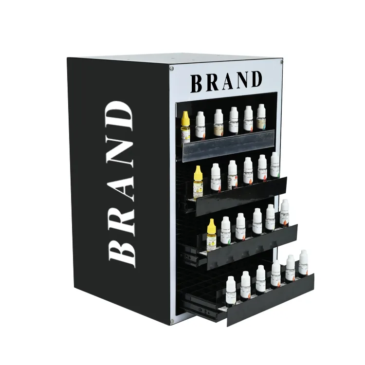 Countertop Acrylic LED Lighted Smoke Display Stand Cigarette Display ...