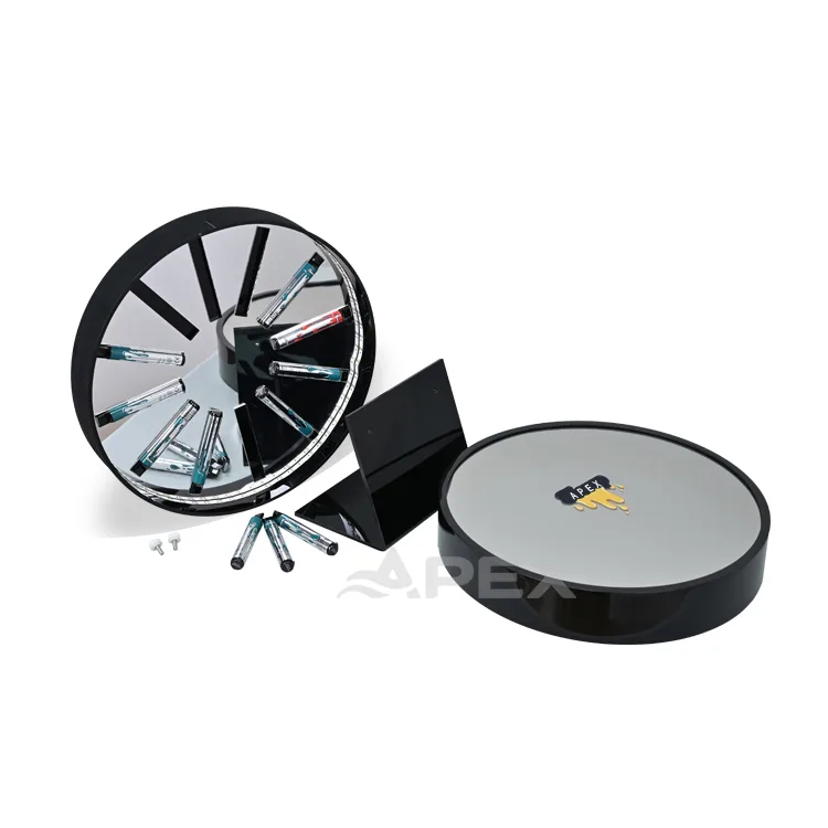 Infinite Reflection Vape Display Stand Counter Top LED Acrylic Display