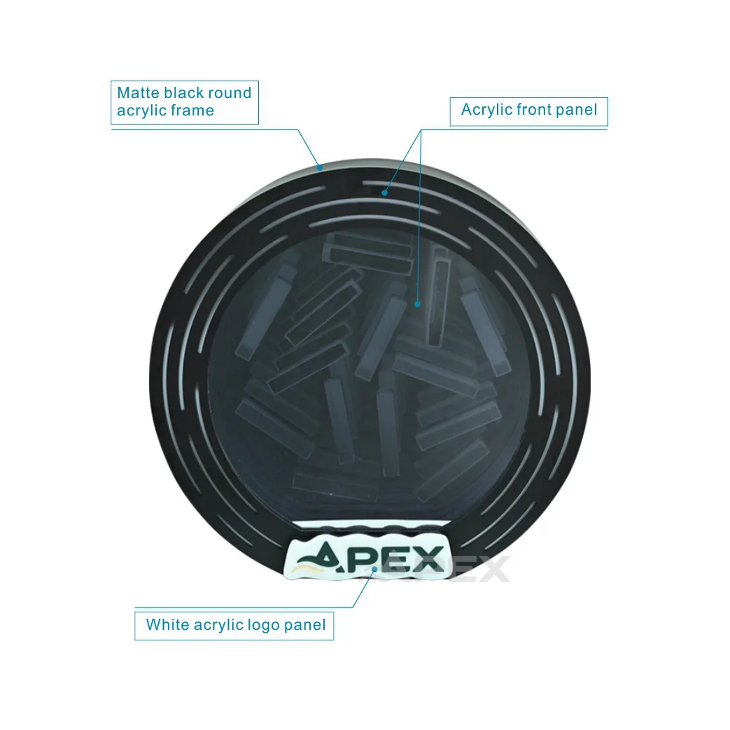 Infinite Reflection Vape Display Stand Counter Top Smoke LED Acrylic ...