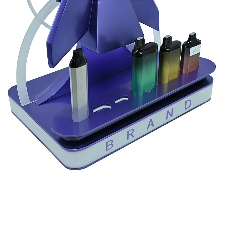 3D Airplane Model Vape Sample Station Countertop Display Stand