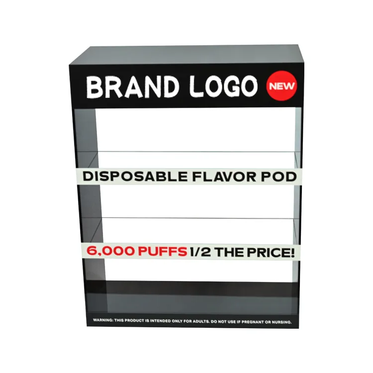 APEX Custom 3 Layers Acrylic E-cigarette Display Stand Rack