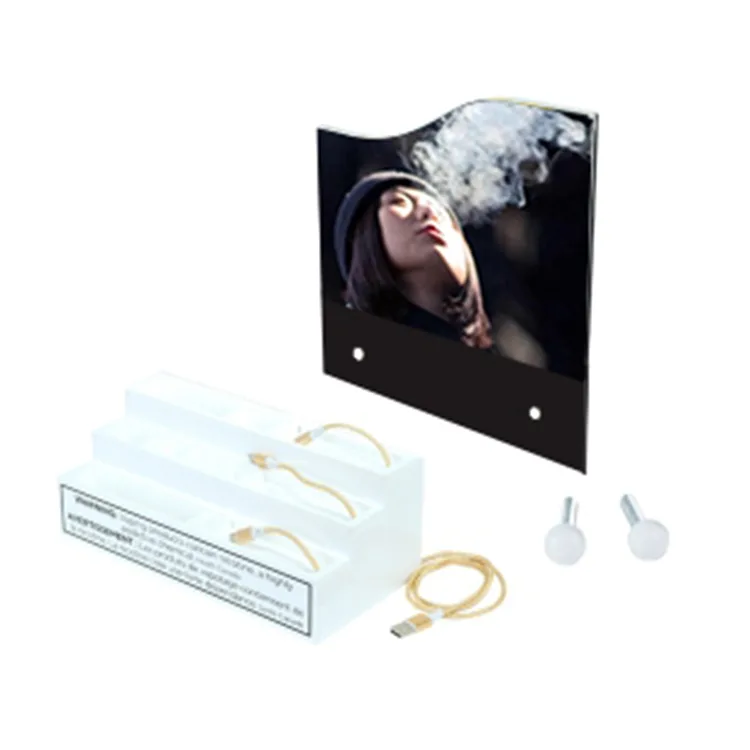 Universal USB E-cigarette Sample Station Acrylic Display Stand