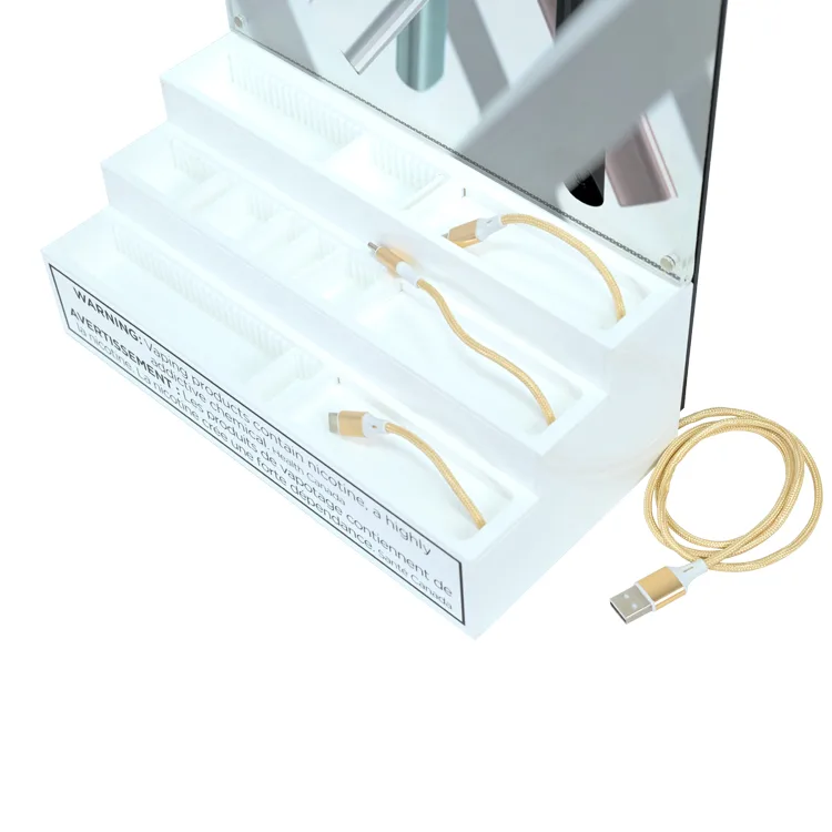 Universal USB E-cigarette Sample Station Acrylic Display Stand