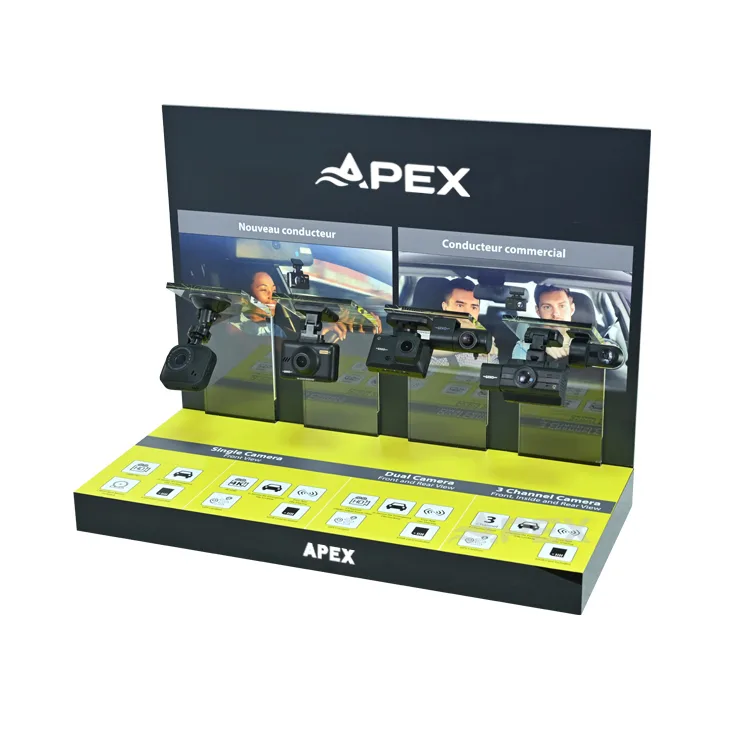 Acrylic Driving Recorder Tachograph Countertop Display Rack