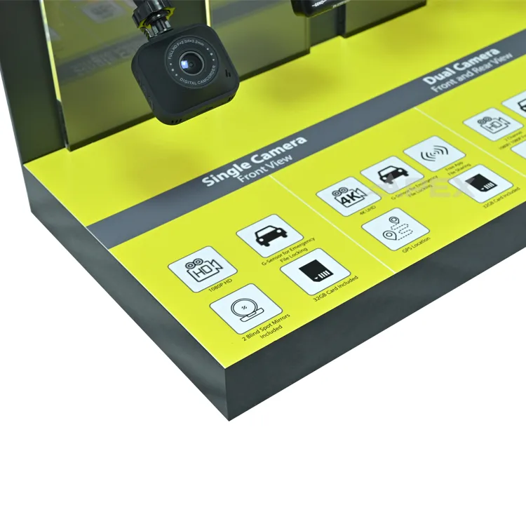 Acrylic Driving Recorder Tachograph Countertop Display Rack