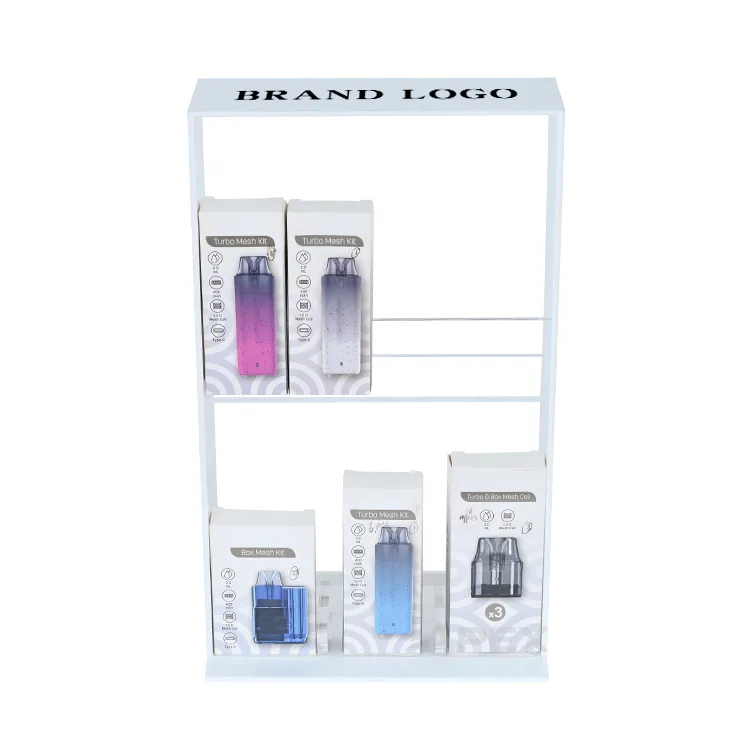 Custom Acrylic E-cigarette Countertop Display Rack