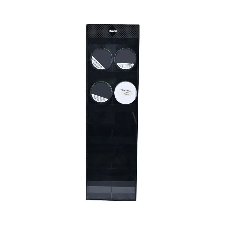5 Layer Countertop Acrylic Pouch Smoke Display Stand with Pusher
