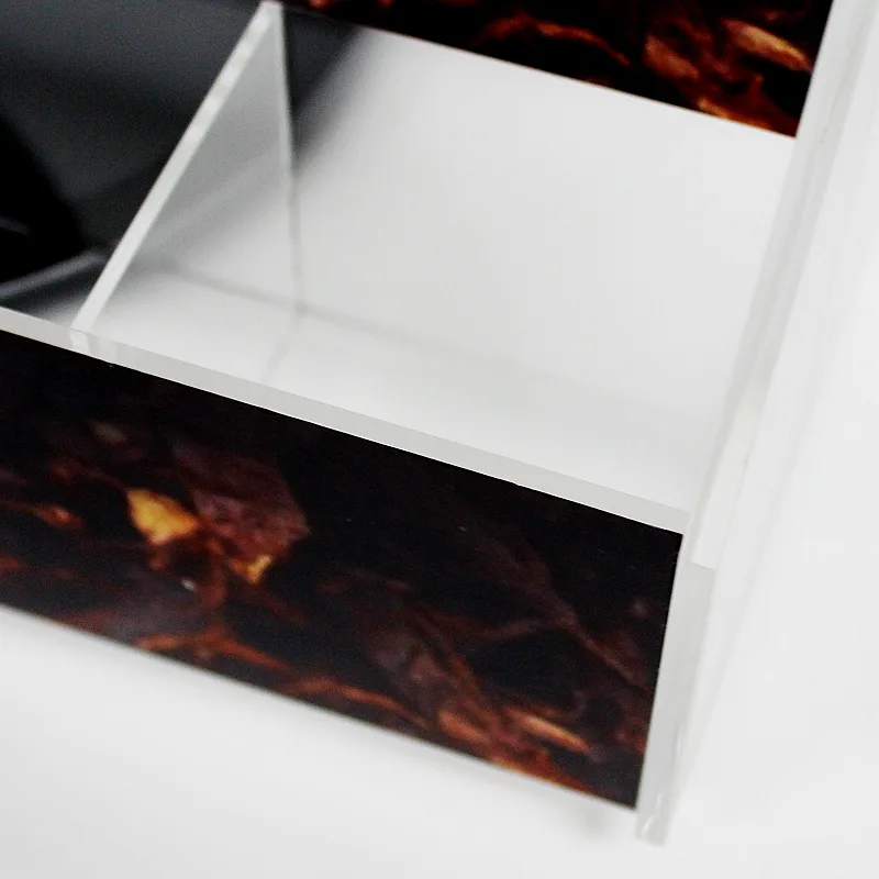 Custom Rotating Dual Sides Acrylic E-cigarette Countertop Display Stand