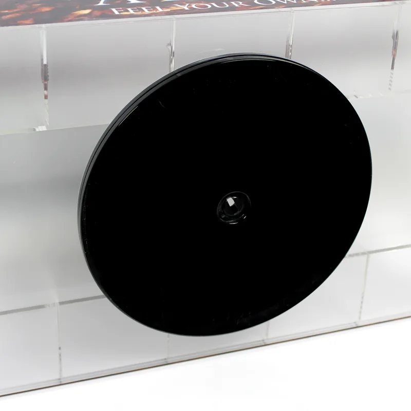 Custom Rotating Dual Sides Acrylic E-cigarette Countertop Display Stand