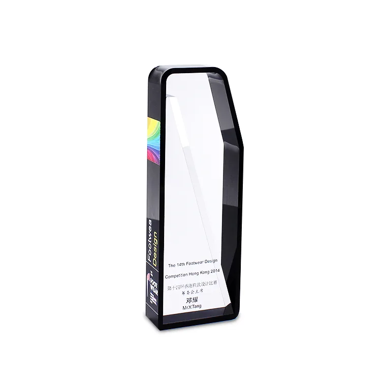 Customized Luxury Business Engraved Blanks Acrylic Trophy Award