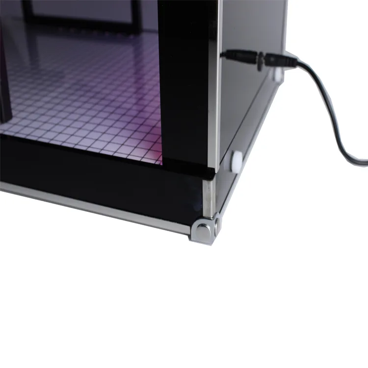 Custom Detachable Countertop Lipstick Display Stand with Led