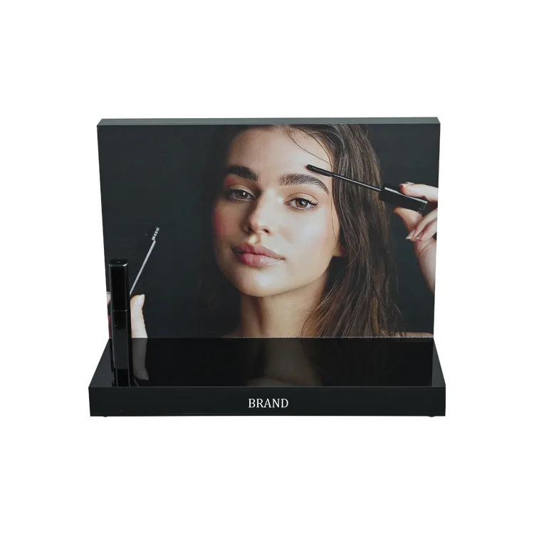 Custom Acrylic Desktop One-piece Mascara Cream Display Stand