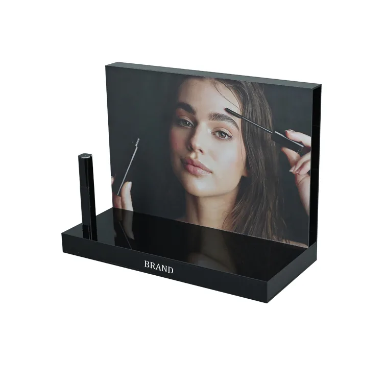 Custom Acrylic Desktop One-piece Mascara Cream Display Stand