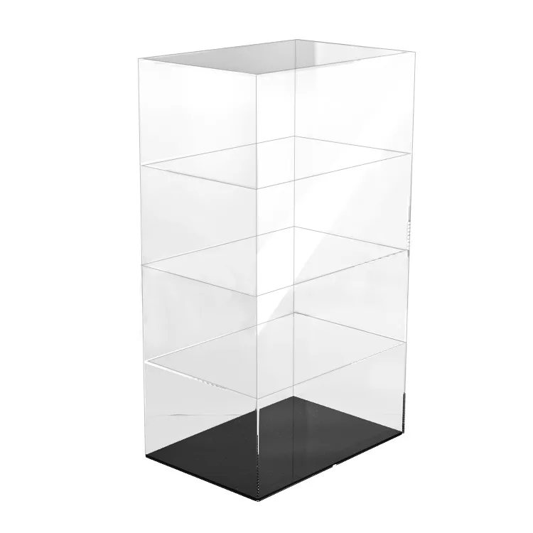 Universal 4 Tiers Clear Acrylic Counter Top Vape Display Rack