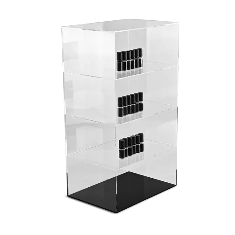 Universal 4 Tiers Clear Acrylic Counter Top Vape Display Rack