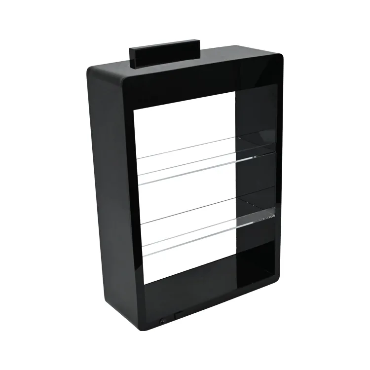 Custom 3 Tiers E-cigarette Acrylic Countertop Display Rack with Led