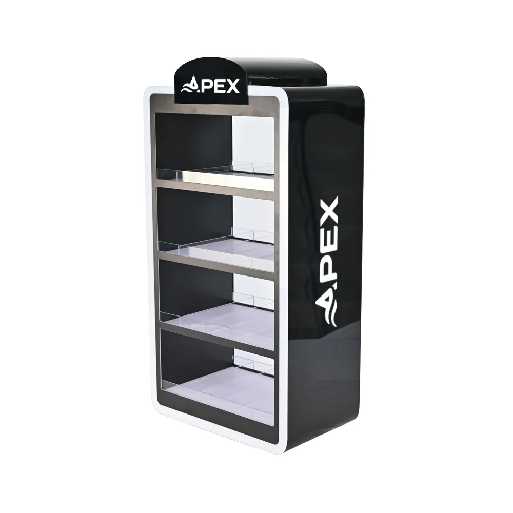 4 Layers Acrylic Vape Display Rack Countertop Display Shelf for E-cigarette