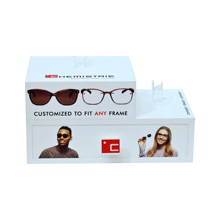 Counter Top Eyeglasses Display Stand with Drawer