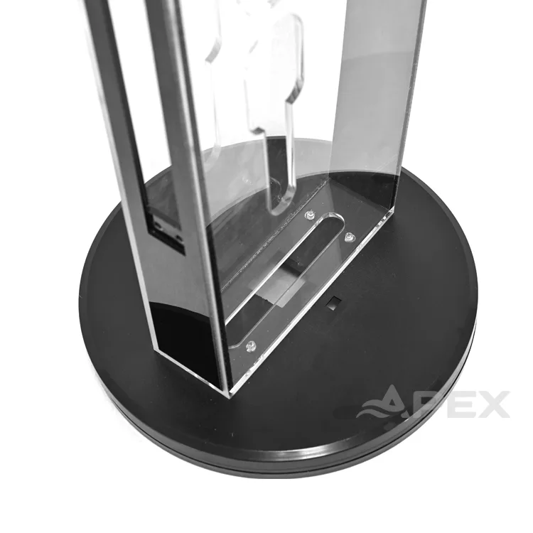 Rotating Acrylic Display Stand for Anti-theft Smart Door Lock