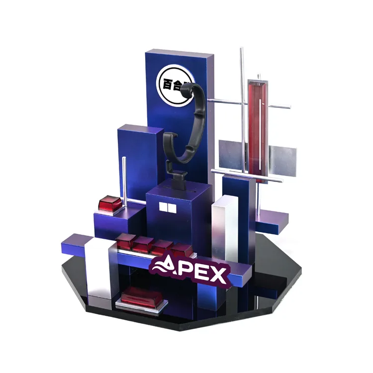 Custom Acrylic Watch Display Rack Countertop Sample Station