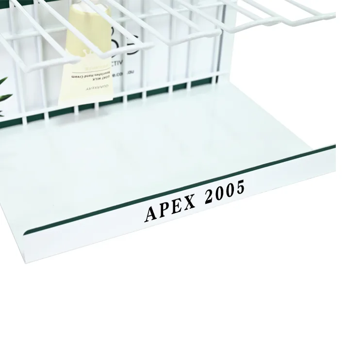 Custom Metal Countertop Hand Cream Display Stand with Hook