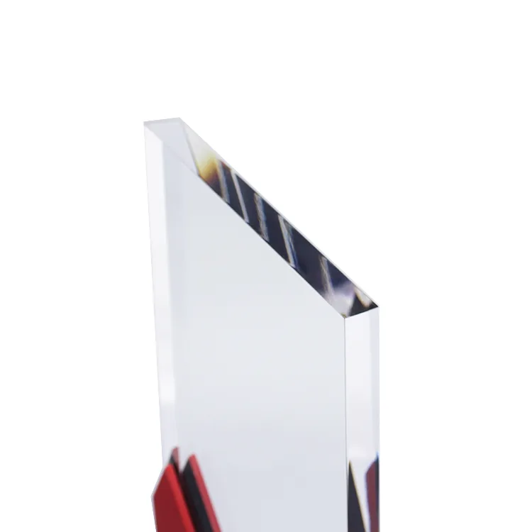 Custom Blank Trophies Acrylic Trophy with Aluminium Base
